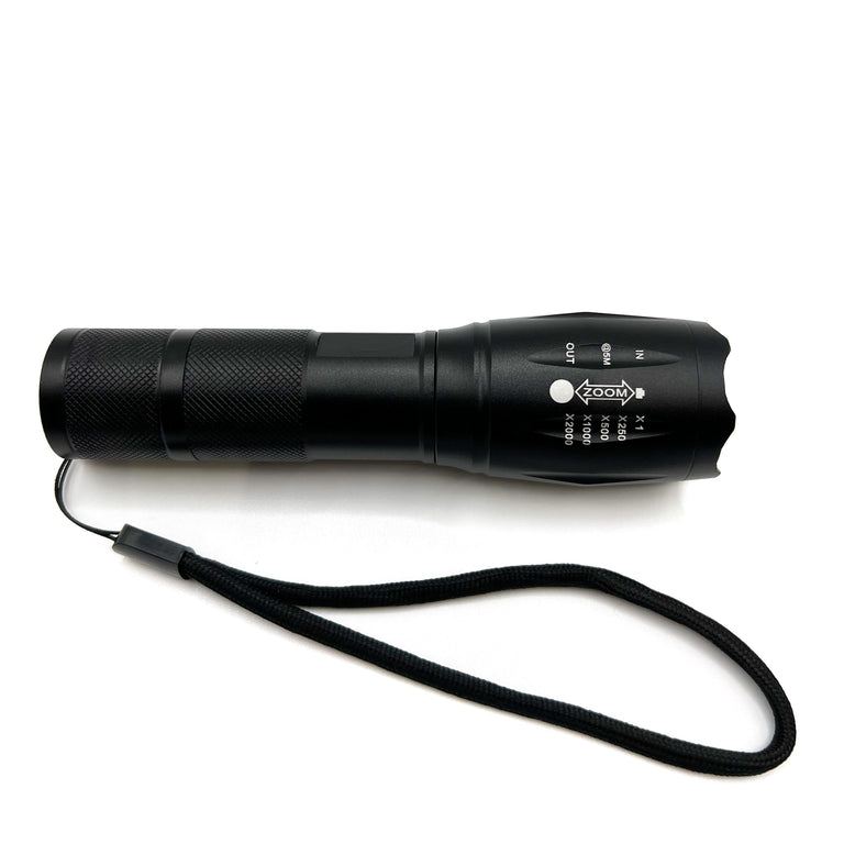Tactical LED Flashlight & Carry Case – HikeWare